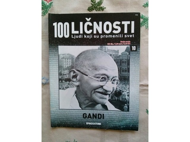 100 ličnosti broj 10 : Gandi