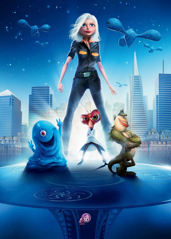 Monsters vs. Aliens poster