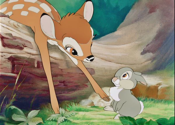 Bambi i prijatelj zeka