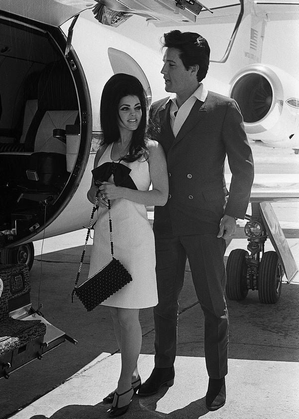 Elvis and Priscilla Presley