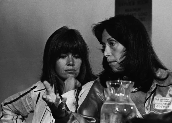 Jane Fonda with Margo St. James