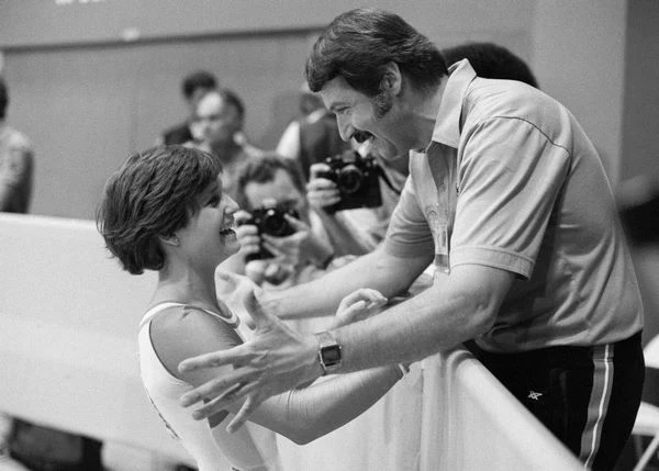 Mary Lou Retton i Bela Karolyi