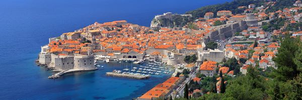 Hrvatska Dubrovnik pticja perspektiva