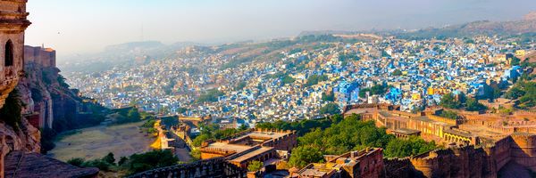 Indija pogled na grad