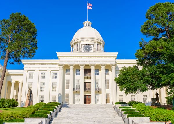Alabama State Capital In Montgomery