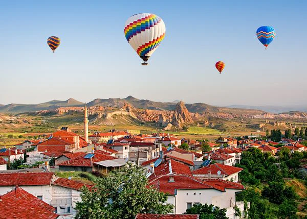 Turska baloni iznad grada