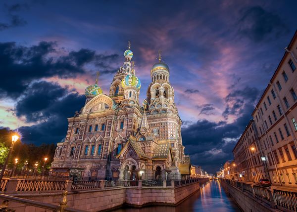 Rusija Church of the Savior on Blood uvece