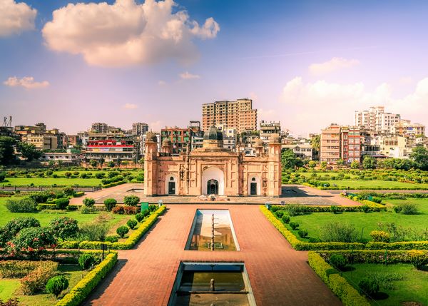 Banglades Mughal palace fortress at Dhaka City