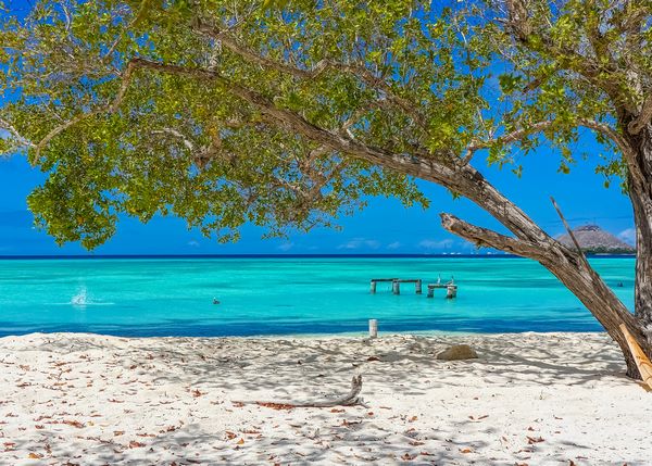Venecuela beach of Los Roques