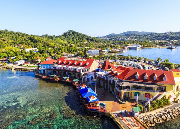 Honduras Roatan Town