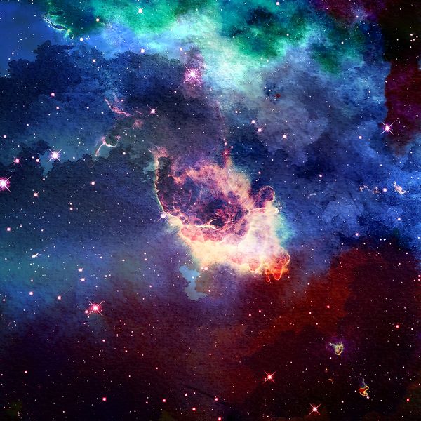 Svemir fine art pogled ka svemiru