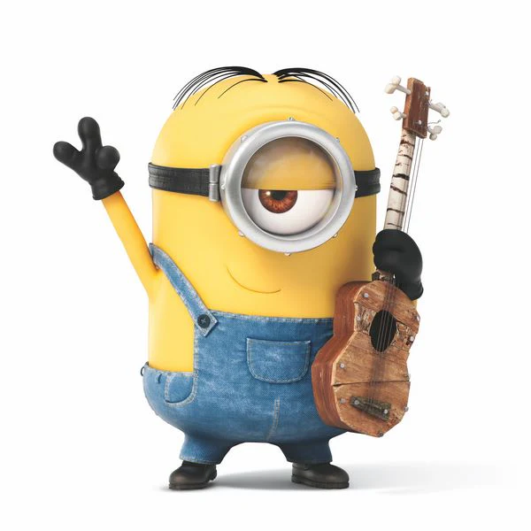 Minions Stuart i gitara