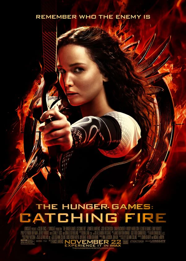 The Hunger Games crveni poster