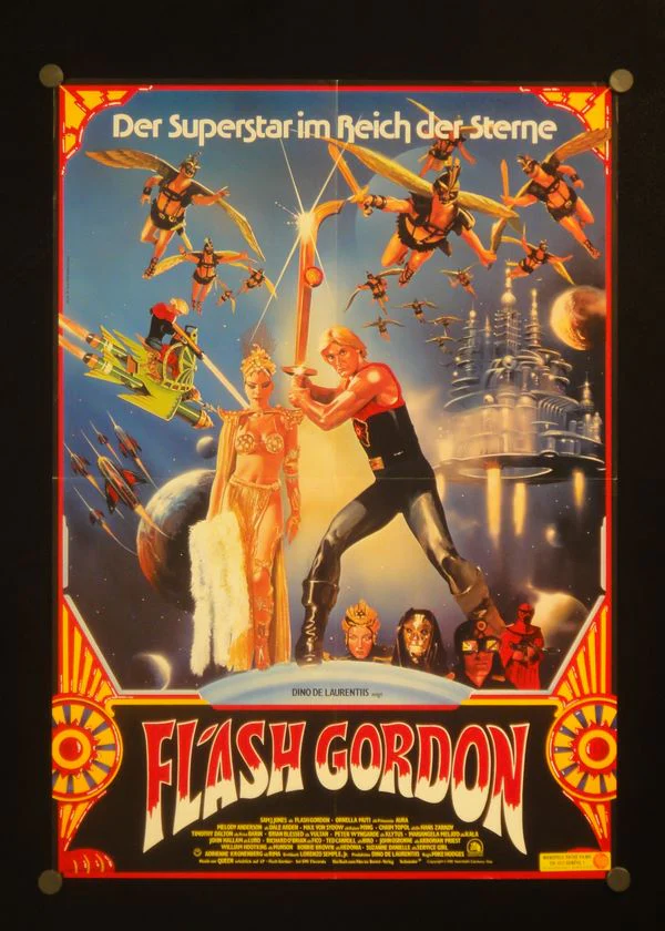 Flash Gordon (1980) crni poster