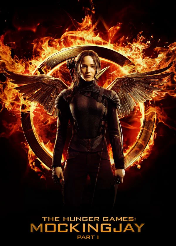 The Hunger Games Mockingjay Katniss crni poster