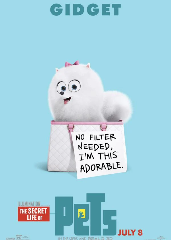 Secret Life Of Pets Gidget poster