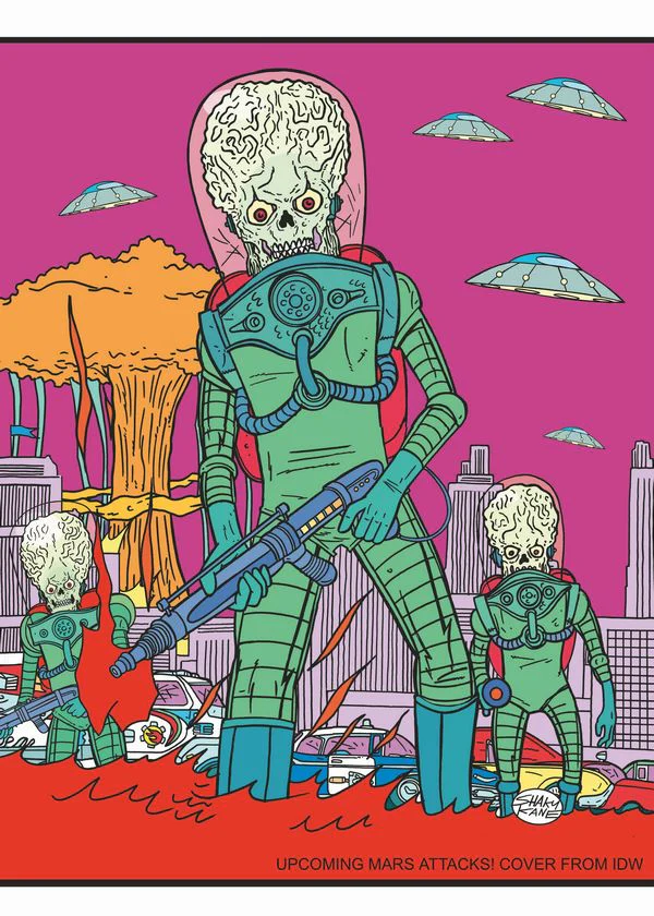 Mars Attacks pink poster