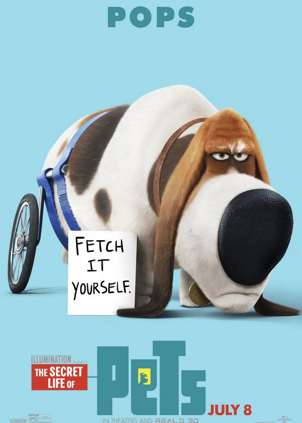 Secret Life Of Pets Pops poster