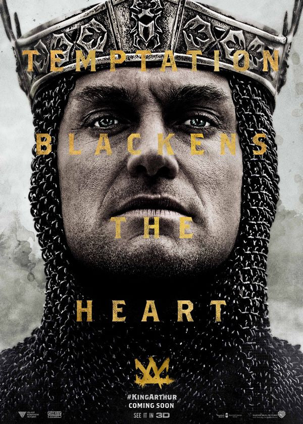 King Arthur Legend of the Sword (2017) king Vortigern poster