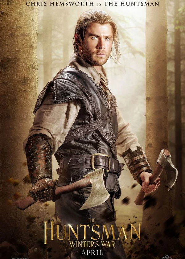 The huntsman Ecco Chris Hemsworth poster