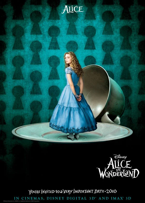 Alice in Wonderland na tacni