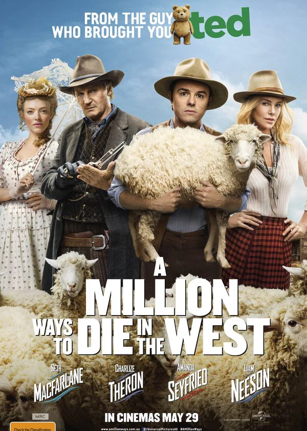 A Million Ways to Die in the West poster za film