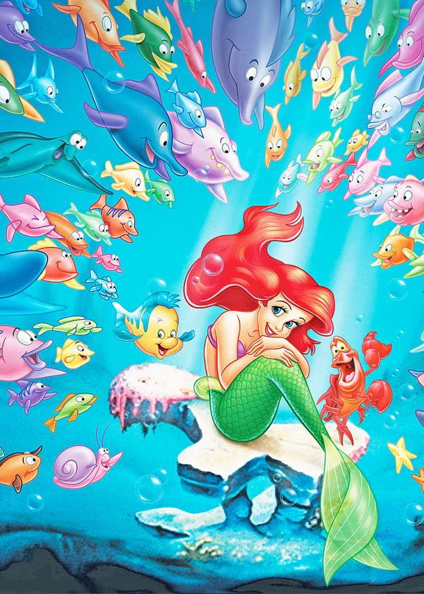 Little Mermaid Ariel sirena i druzina