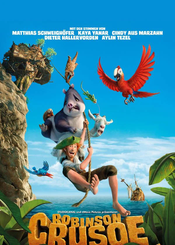 Robinson Crusoe crtani poster