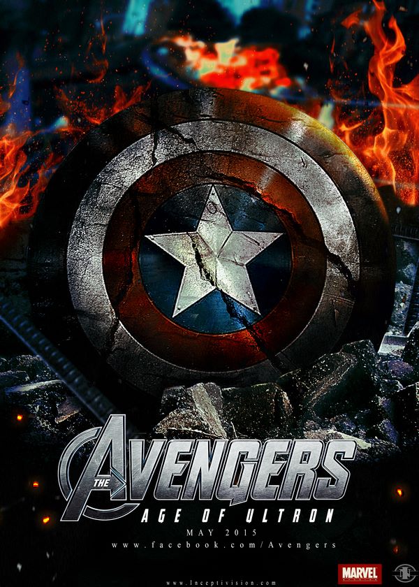 The Avengers Age of Ultron (2015) crni poster