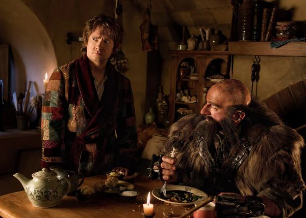 The Hobbit An Unexpected journey Pipin scena u kuci