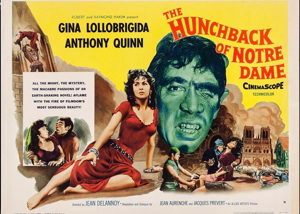 The Hunchback of Notre Dame Gina Lollobrigida and Anthohy Quinn