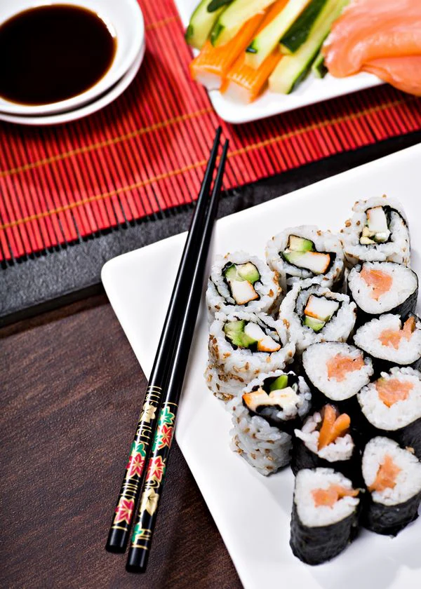 Sushi dva crna stapica