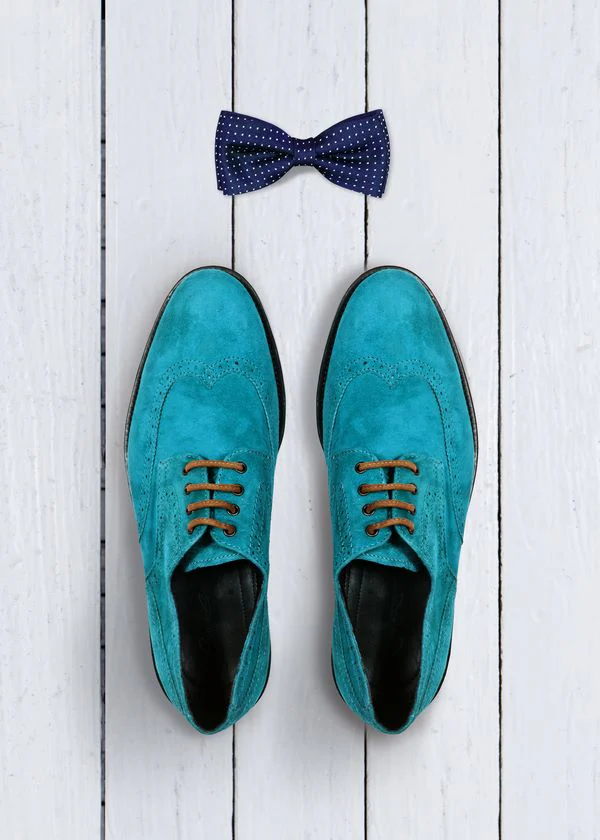 Muska moda plave cipele
