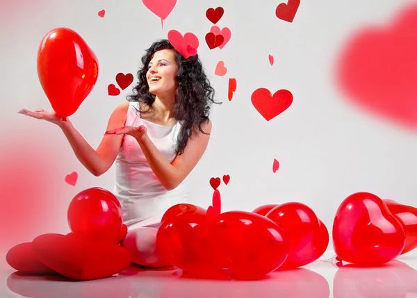 Dan zaljubljenih i baloni crvene boje
