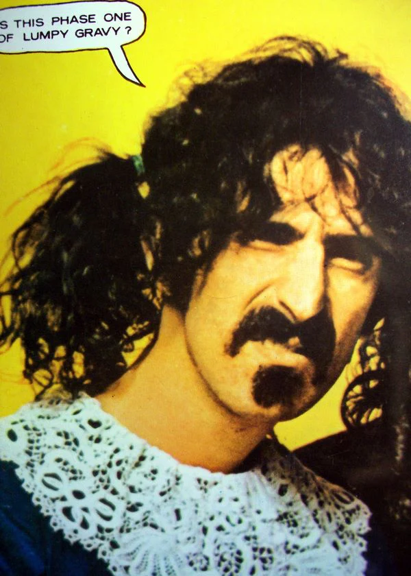 Frank Zappa zuta pozadina