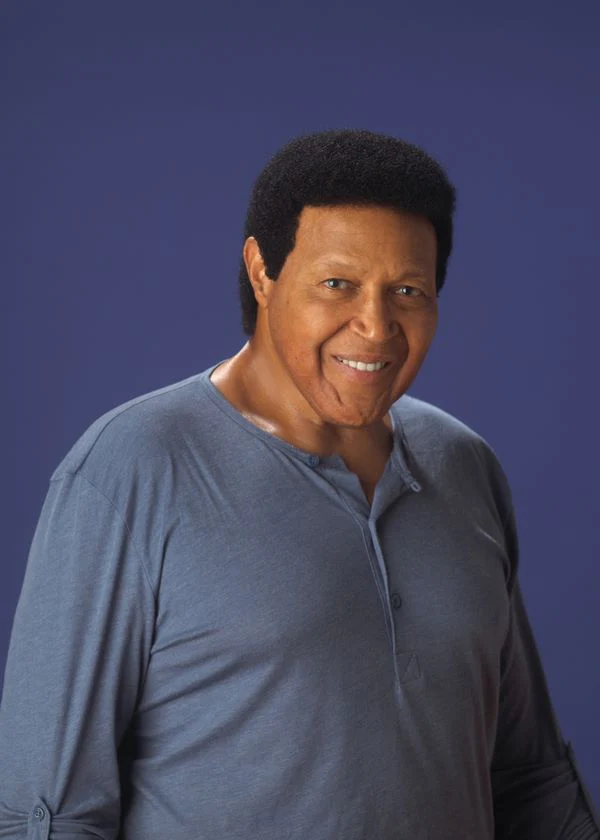 Chubby Checker plava pozadina