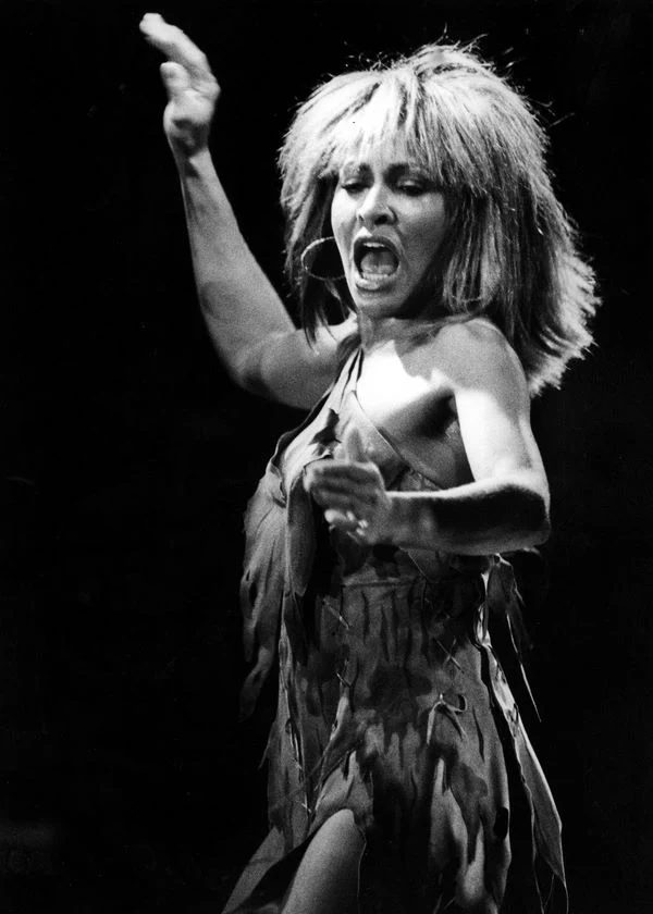 Tina Turner crno bela slika