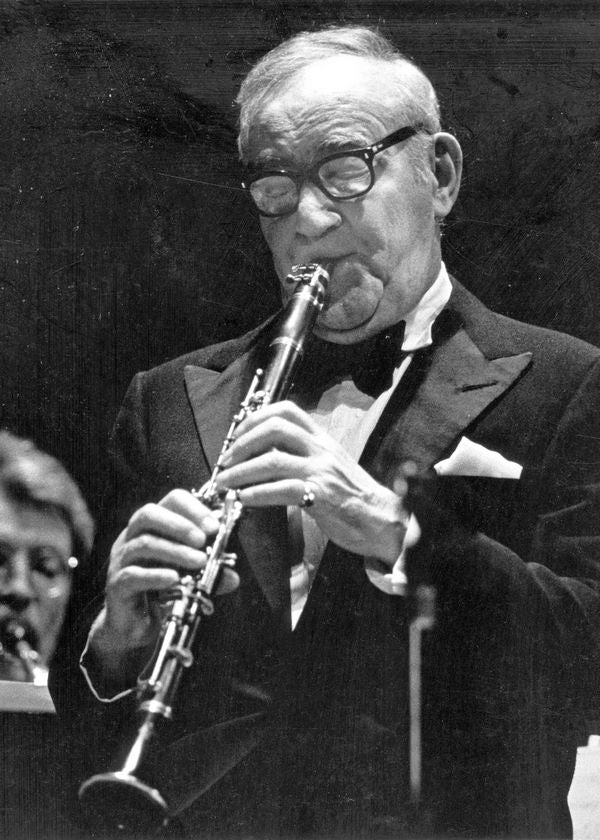 Benny Goodman pozadina crna