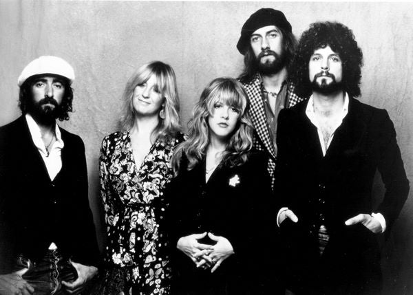 Fleetwood Mac poster crno beli