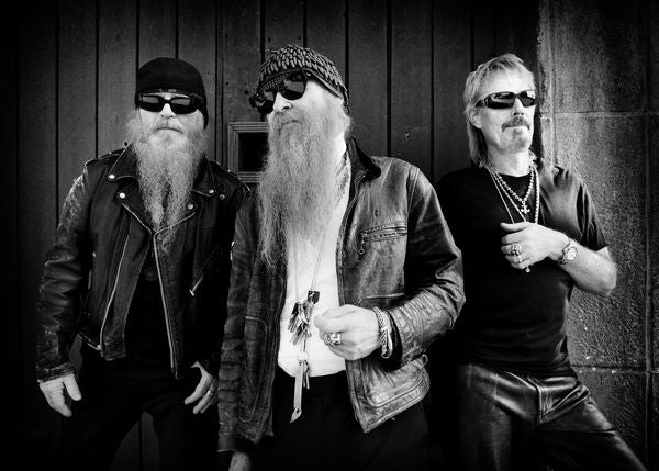 ZZ Top crno-belo