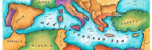 Mape Mediterana i drzave