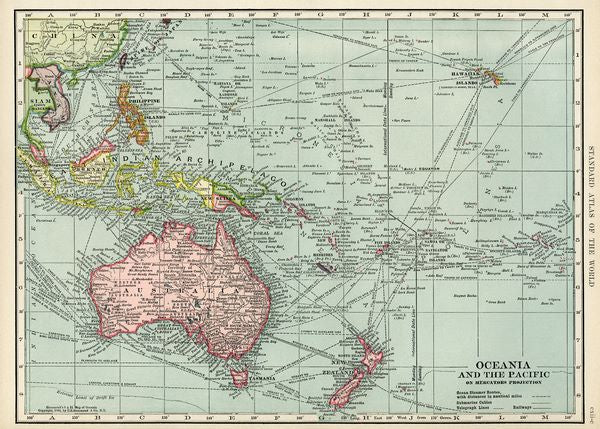 Mape Australija i Pacifik