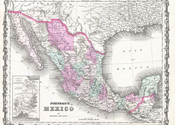 Mape Centralne Amerike i Meksiko