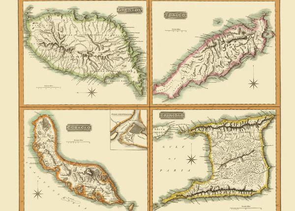 Mape Grenada i ostrva u blizini