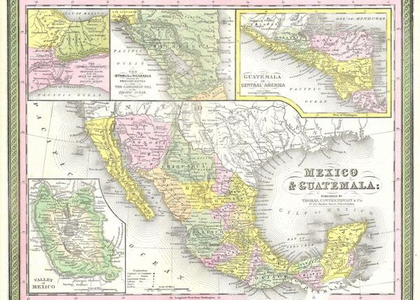 Mape Centralne Amerike Gvatemala