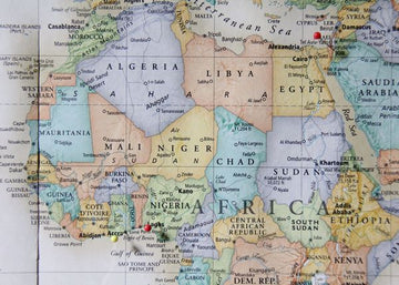 Mape severna Afrika i drzave