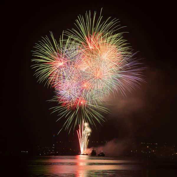 Vatromet zelene boje