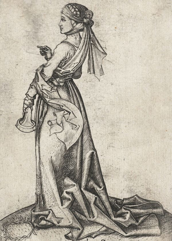 Martin Schongauer The First Foolish Virgin