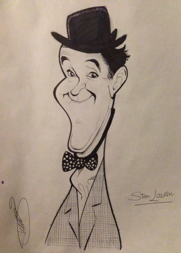 Stan Laurel karikatura