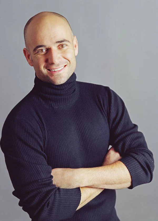 Andre Agassi siva pozadina